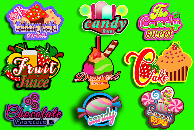 Do candy, chocolate, sweet, bakery, ice cream or food logo by ...