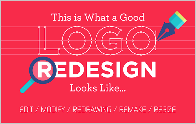 Edit logo redraw,resize,remake,multiple sizes icon or modify by ...