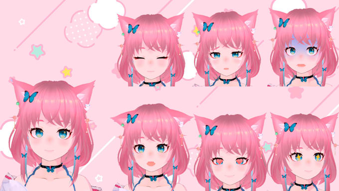 Add expressions to your vrm 3d model by Mariaolmo747 | Fiverr