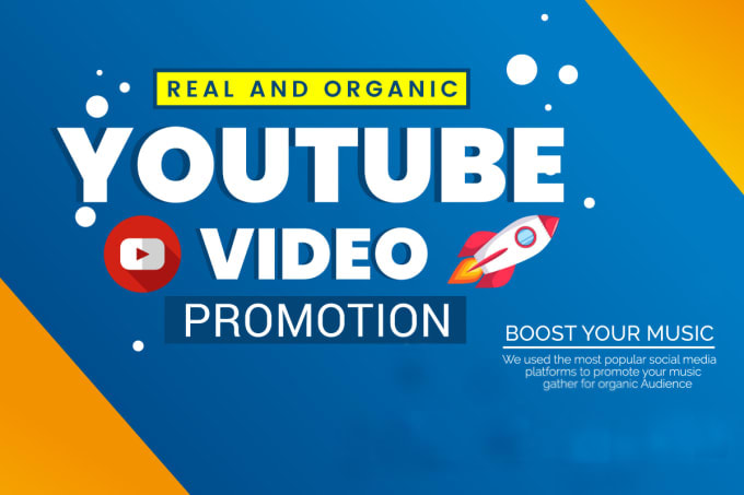 Youtube promotion increase views by Musaofficial12 | Fiverr