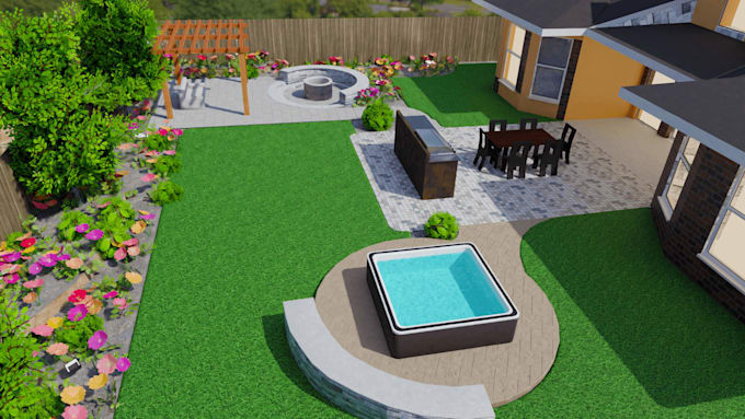 Model and render your products and landscape designs by Edenchisvo | Fiverr