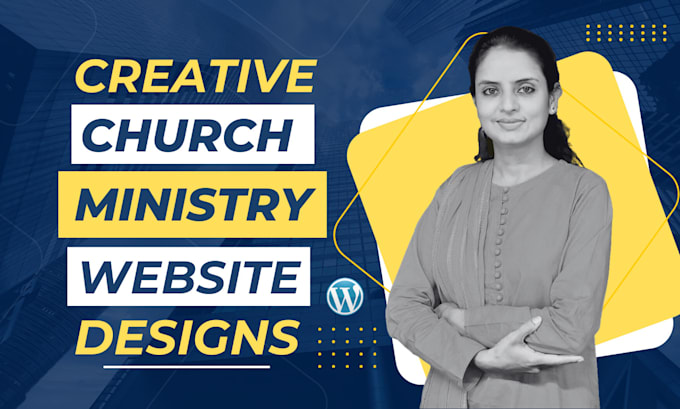 Build or design a modern church website or ministry website by ...