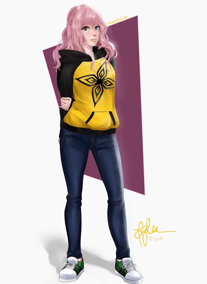 Draw your ocs in full body by Happygravityart | Fiverr