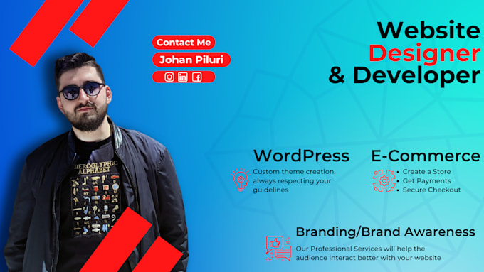 Design, redesign, or develop your website with wordpress by Johanpiluri ...