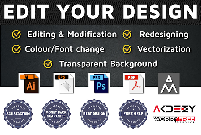 Edit, modify and vectorize your logo design with free source files by ...