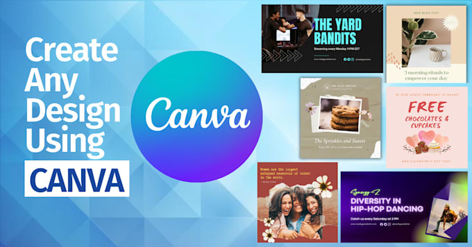 Create anything on canva for you by Ayeshashammas3 | Fiverr