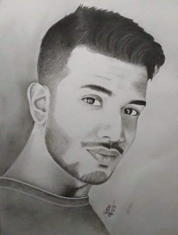 Draw your picture into a creative pencil sketch portrait by ...