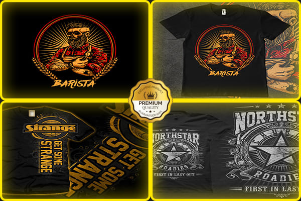 Create awesome custom bulk typography graphic t shirt design by ...