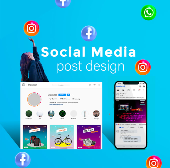 Design modern creative social media post by Maharajhasan | Fiverr