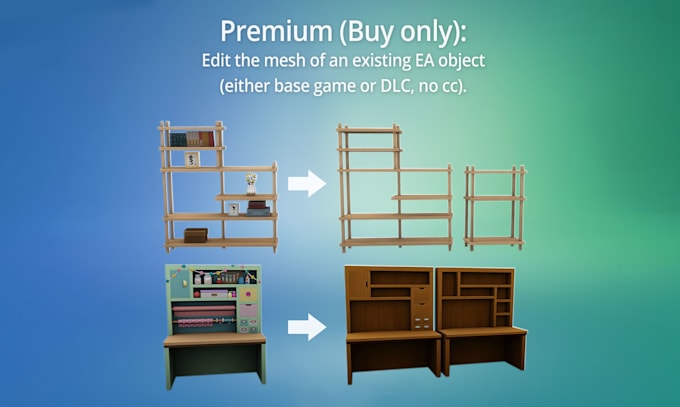 Create custom content for the sims 4 by Kliekie | Fiverr