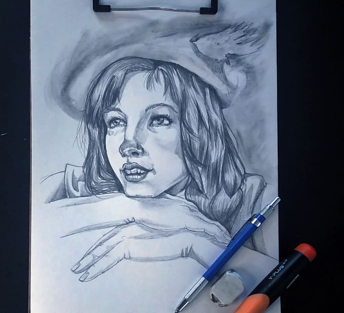 Immortalize your loved ones on a portrait by Dannyvalladares | Fiverr