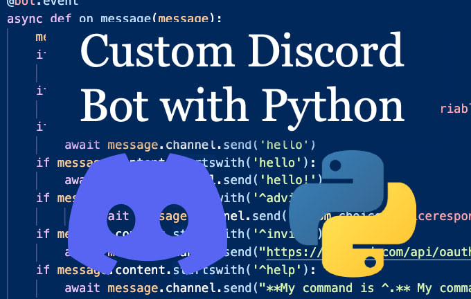 Develop a custom discord bot with python for you by Wind576 | Fiverr