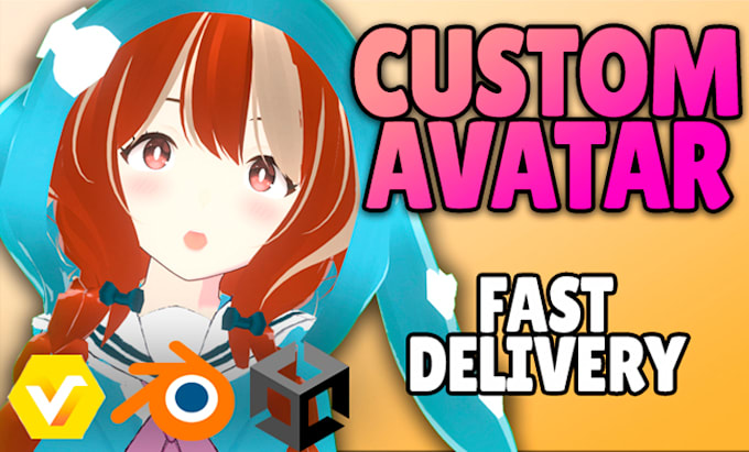Create a 3d vtuber or vrchat avatar with vroid and unity by Hainme | Fiverr