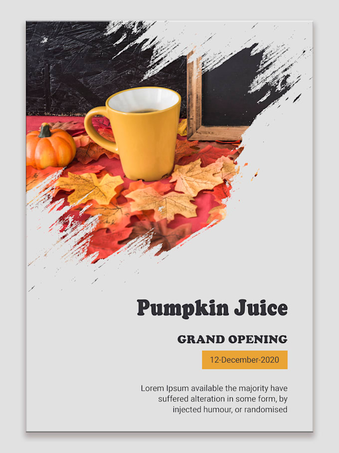 Design professional poster for promotion by Saniagraphic149 | Fiverr