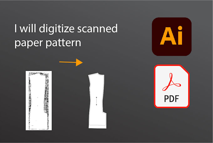 Digitize your paper pattern by Oksanatykha | Fiverr