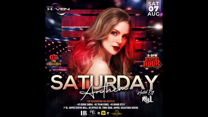 Create attractive animated flyers and motion party flyer by ...