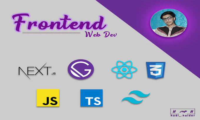 Develop Responsive Frontend Using React Js Gatsby Js Next Js And Typescript By Hadihaider