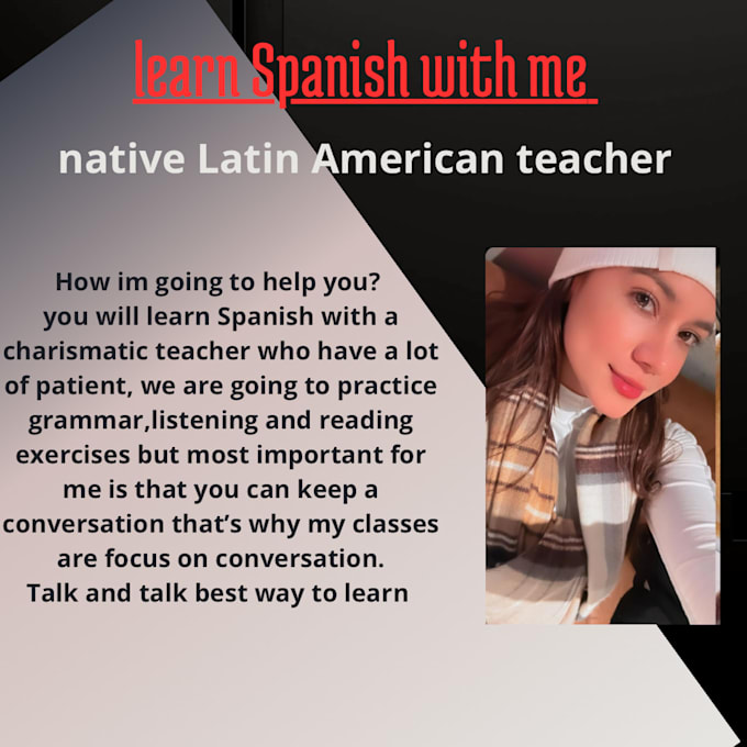 Teach you spanish lets learn a new language by Karsuvelas | Fiverr