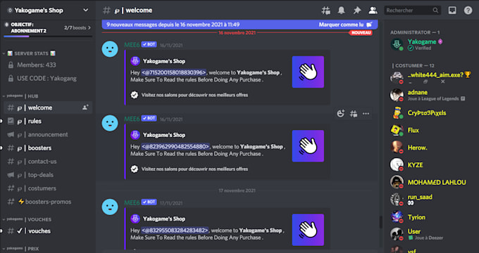 Im a discord developper bot by Cryptopixels | Fiverr