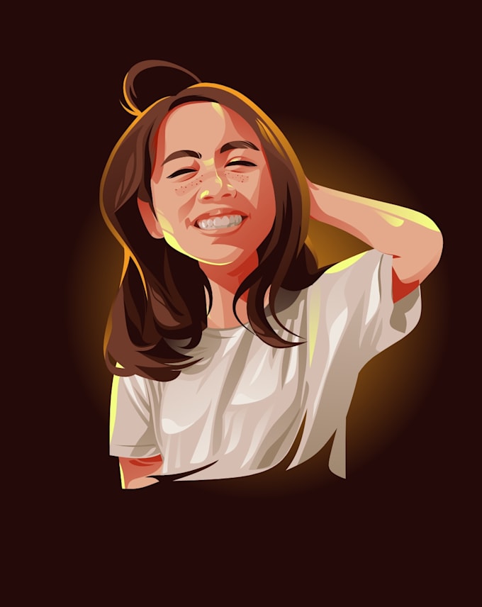 Create a vector potrait from your photos by Cartoondly | Fiverr