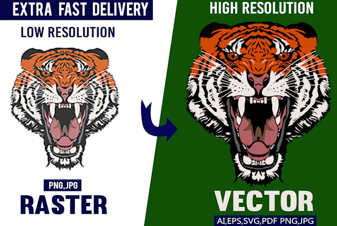 Convert drawing into digital art, vector tracing logo and image by ...