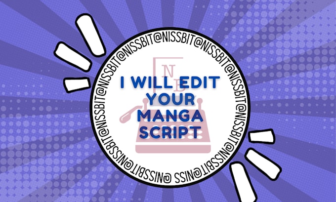 Edit your manga script by Nissbit | Fiverr