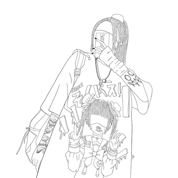 Draw neat line art for you by Artsycleo | Fiverr