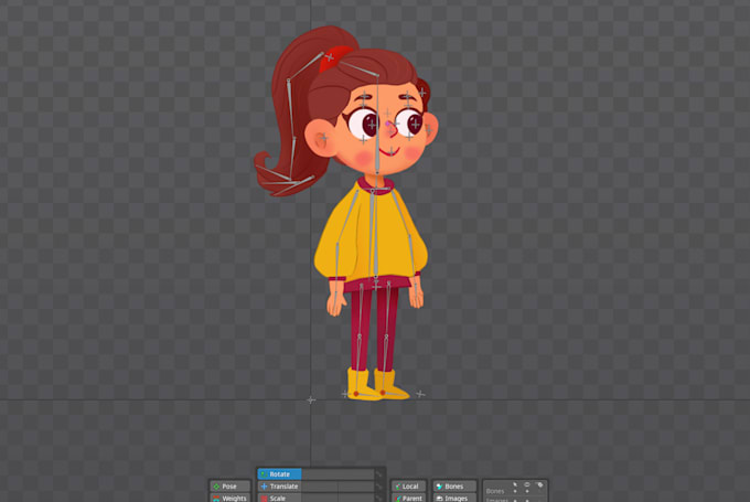 Rig and 2d animate for your game in spine by Antarabaruah817 | Fiverr