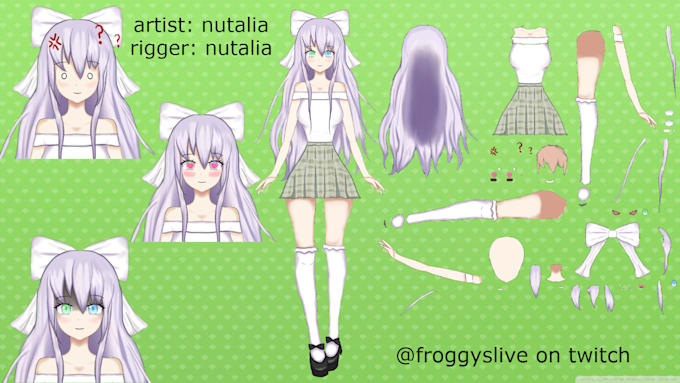 Professionally rig your vtuber model by Nutalia | Fiverr