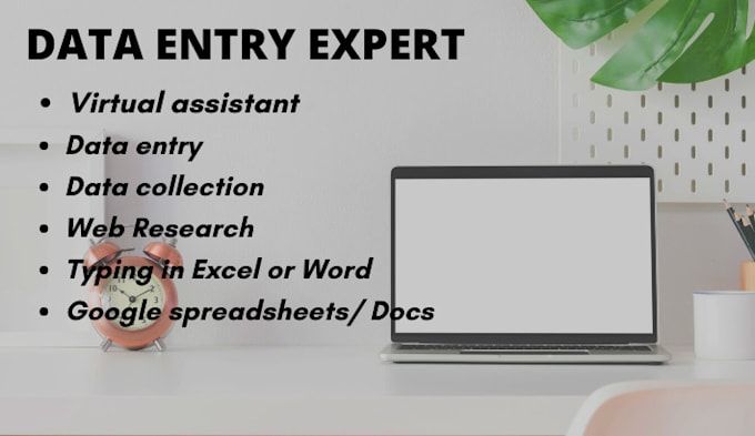 Be your va for data entry by Ruwanthaband2 | Fiverr