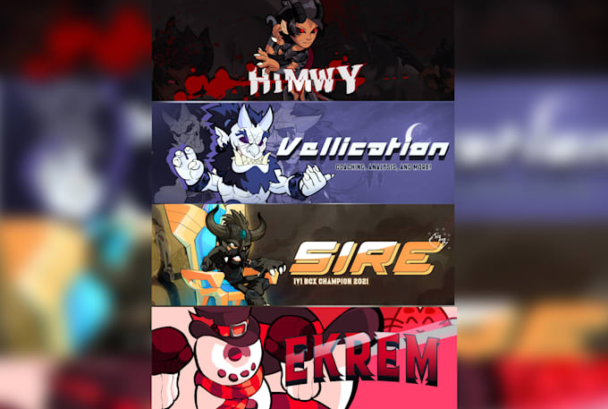 Design a quality brawlhalla banner by Eroroo | Fiverr