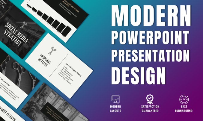 Design professional and modern powerpoint presentation by Selmagotit ...