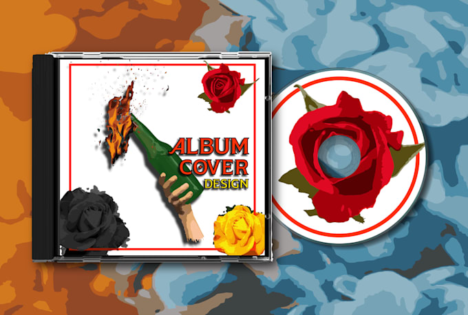 Modern album cover design unique album art by Christopher_phx | Fiverr