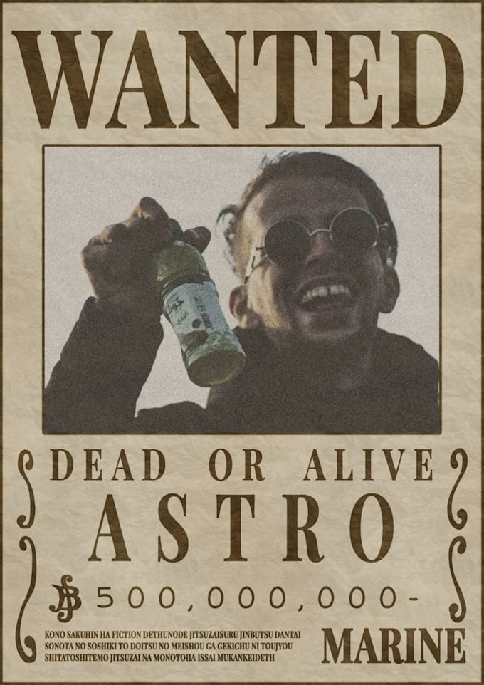 Do wanted poster with your own photo by Hamsiiik | Fiverr