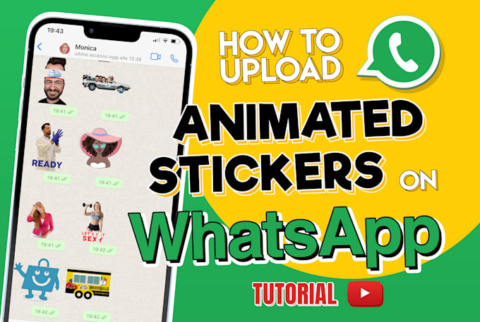 Show you how to upload animated stickers on whatsapp, tutorial by ...