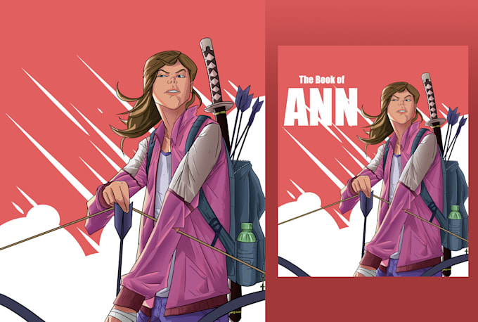 Draw character design for your book cover by Theonanda5 | Fiverr