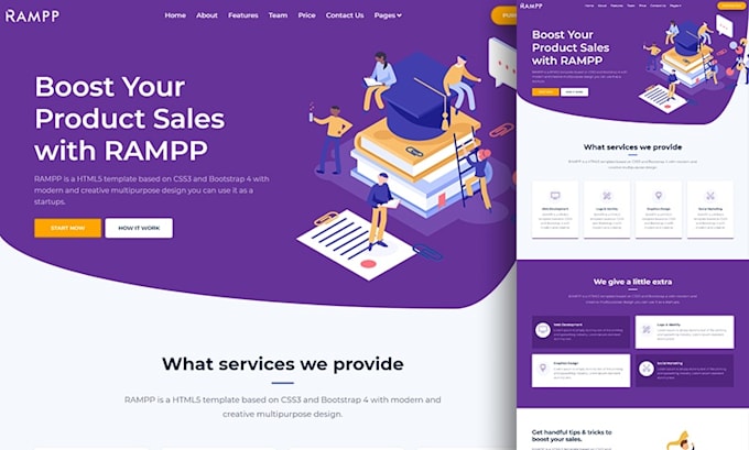 Design your website front end by Famas_official | Fiverr