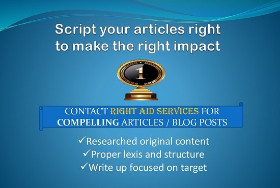 Express your ideas through original and captivating content by Right ...