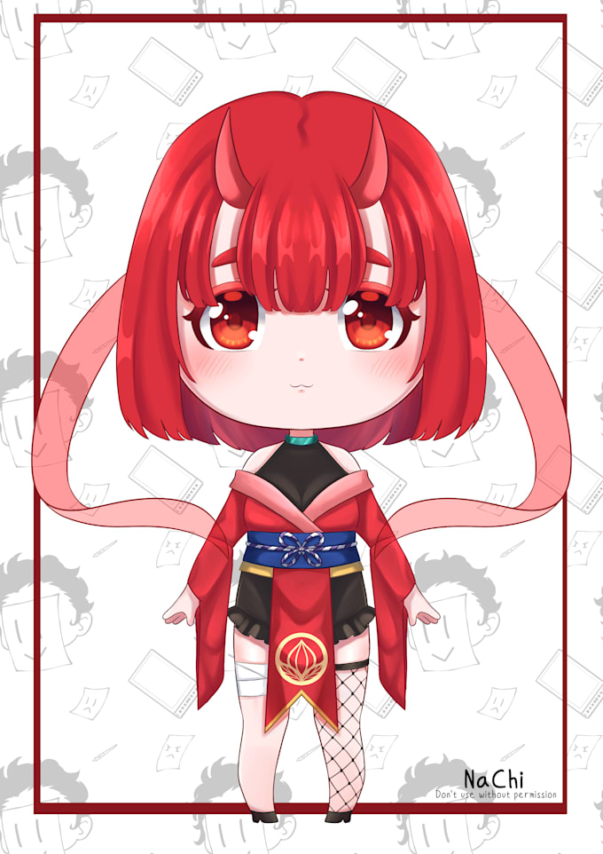 Design your chibi vtuber model based on you by Nachi71 | Fiverr