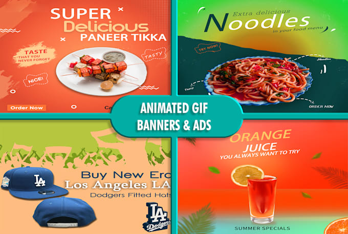 Design gif animated ads and animated banner by Rd_studio | Fiverr