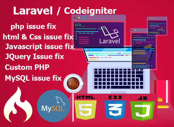 Do Bug Fix Laravel Website Or Codeigniter Website By Fil303 Fiverr