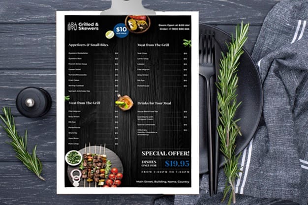 Do modern food menu design restaurant menu like a pro by Bilalsajjadd ...