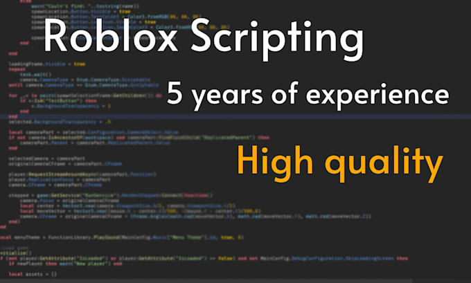 Script your roblox game by Josima3 | Fiverr