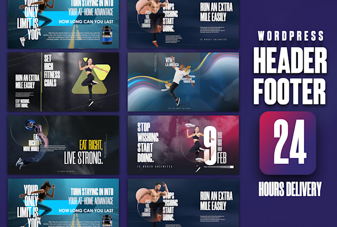 Design wordpress header banner, web banner by Rrashedmamun | Fiverr