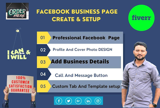 Do a professional fb page creations, setup,optimize,design logo,cover ...