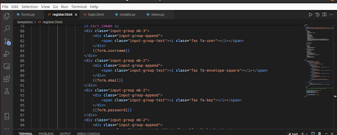 Create responsive websites using python django by Mirzonabot | Fiverr