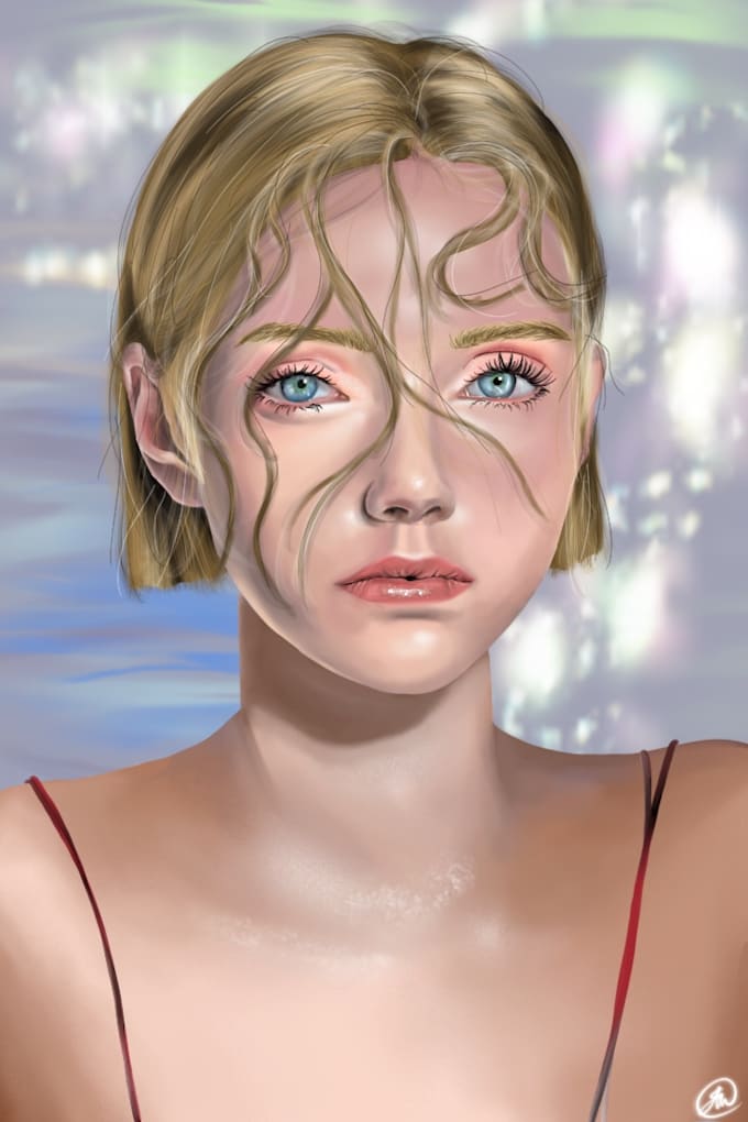 Make realistic digital portraits with reference picture by ...