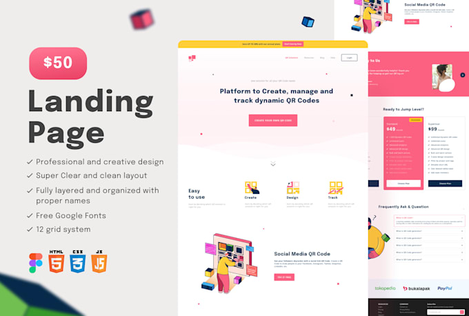 Create custom web design, ui ux, landing page, mobile design by ...