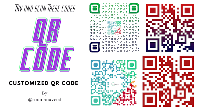 Create professional qr codes by Roomanaveed | Fiverr