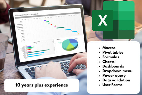 Develop excel macros, formulas, pivot tables charts and clean data by Tommy100 | Fiverr